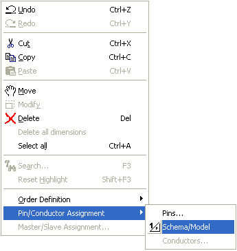 Pin Assignment - Schema/Model