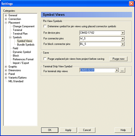 Views of Terminal Strips with Normal Symbols