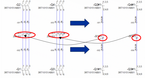 Views of Terminal Strips with Normal Symbols