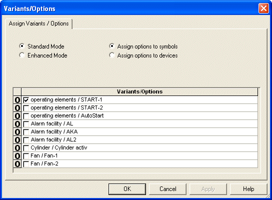 Assigning Variants / Options