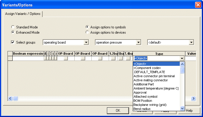 Assigning Variants / Options