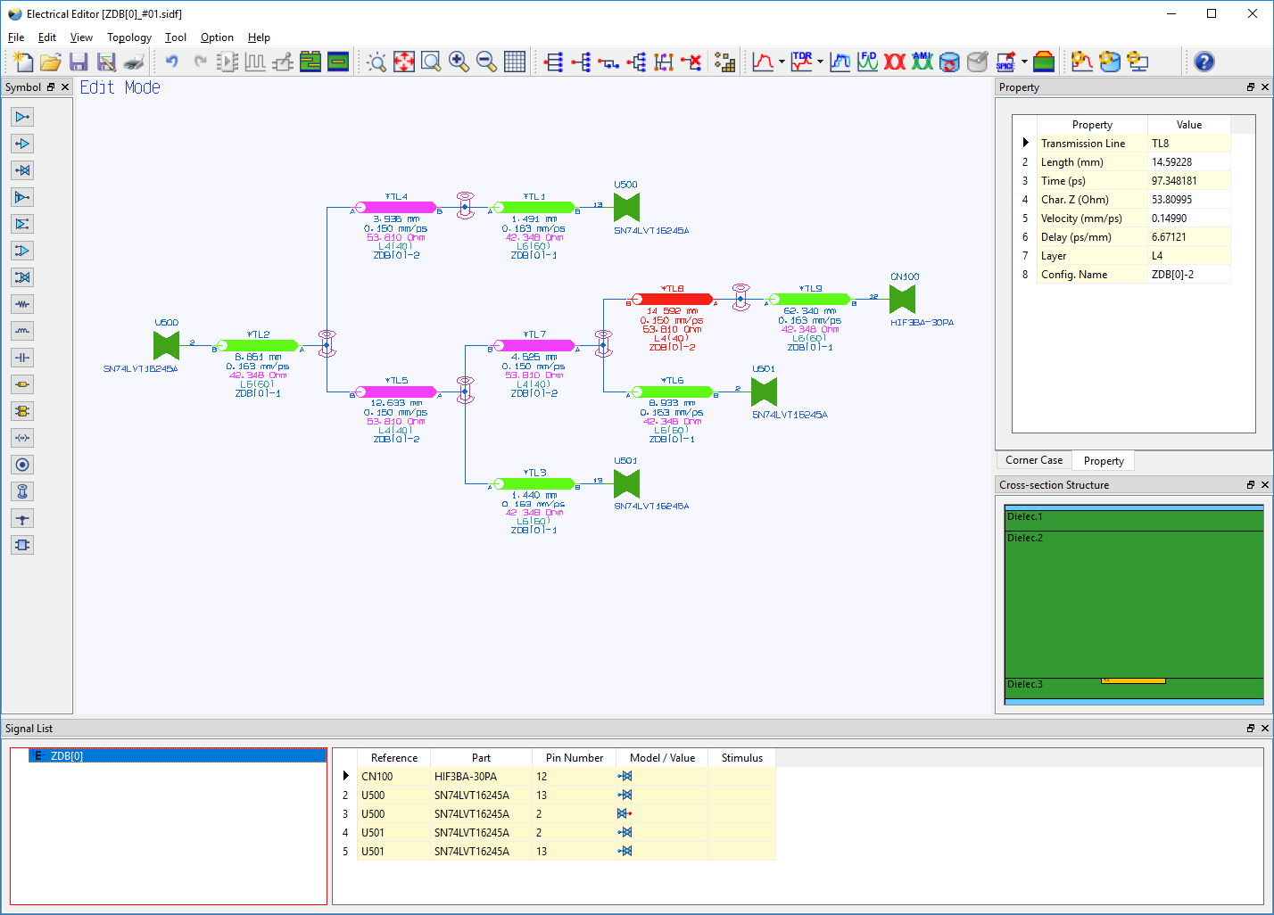 Pcb Topology Simulation And Analysis Scenario Ex Zuken En 0374