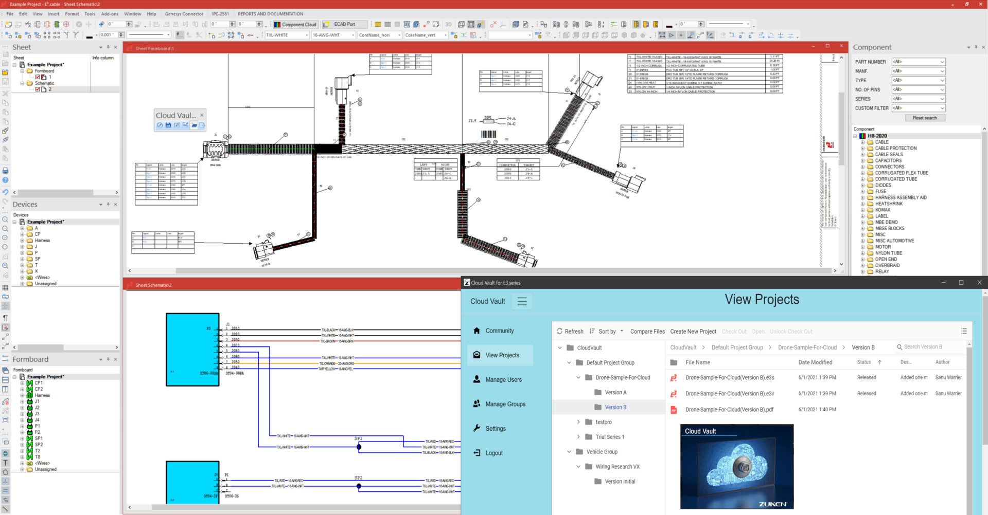 Zuken USA Announces Cloud Storage for E3.series - Zuken US