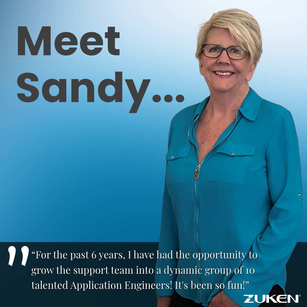 Meet Our People: Sandy, Director of Customer Support - Zuken US