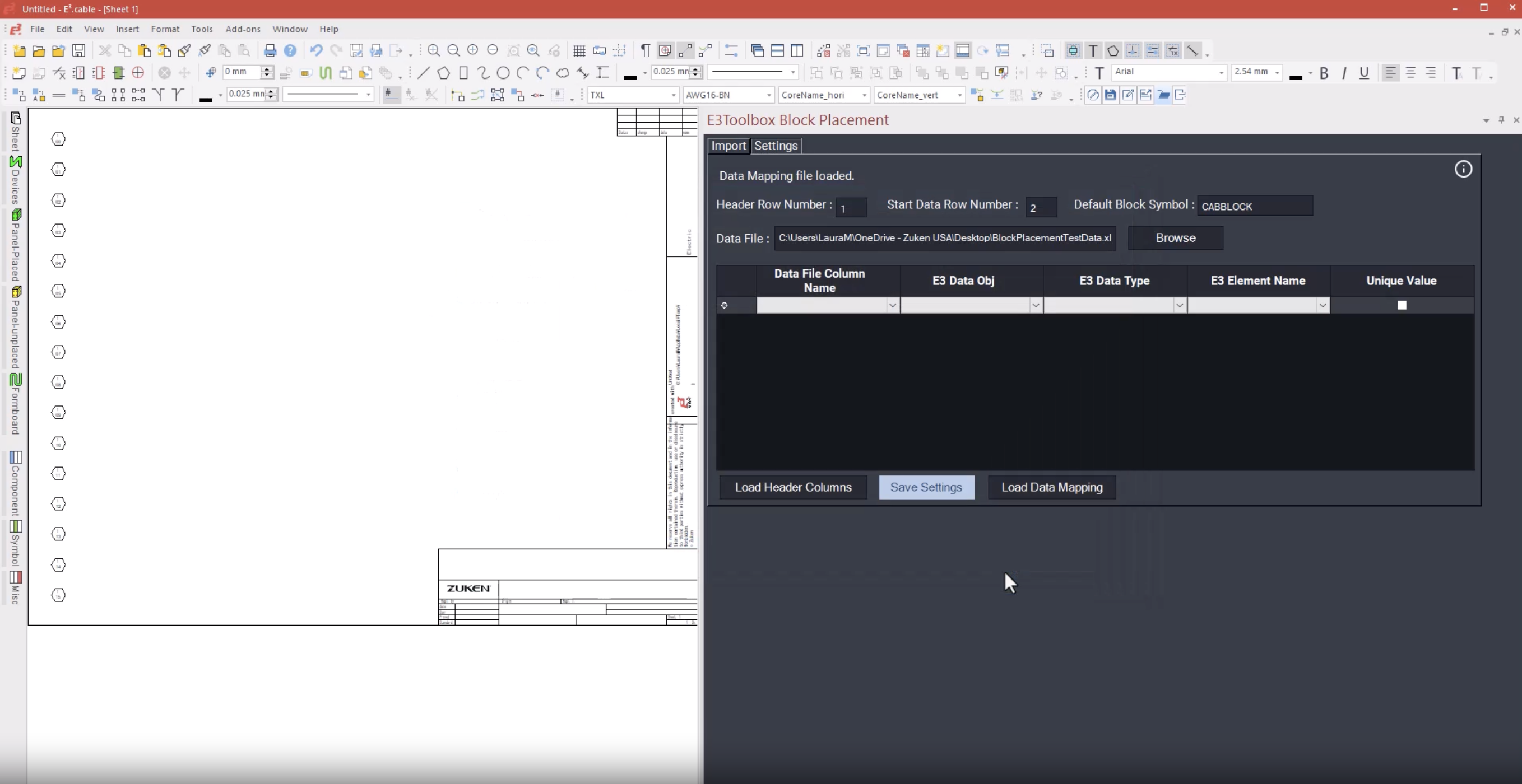 Tech Tip E3toolboxs Block Placement Tool Zuken Us
