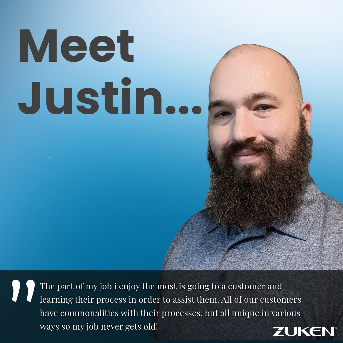 Meet Our People: Justin, Applications Engineer - Zuken US